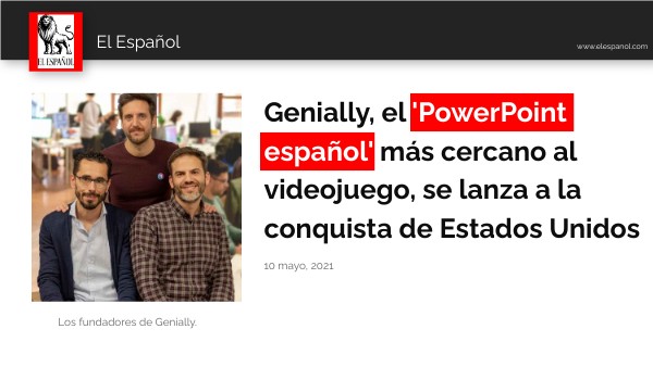 SLIDER NOTICIAS GENIALES | Genially