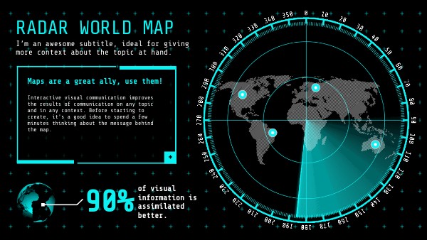 RADAR WORLD MAP | Genially
