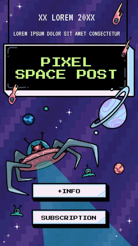 PIXEL SPACE POST