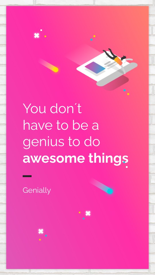 POST VERTICAL VIBRANT | Genially