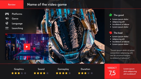 VIDEOGAME REVIEW | Genially