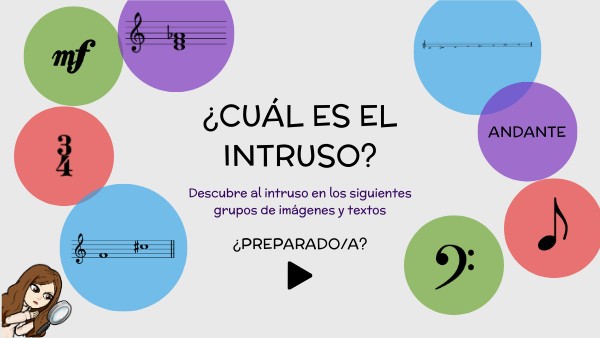 ¿CUÁL ES EL INTRUSO? | Genially