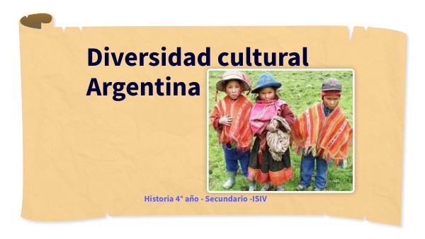 Diversidad cultural argentina | Genially