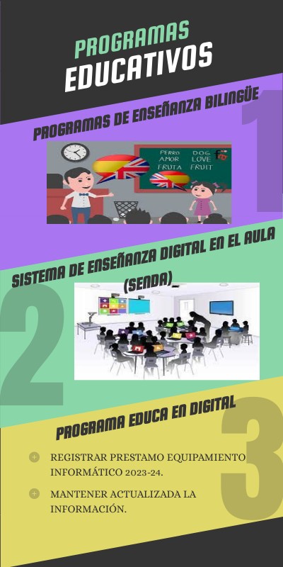 PROGRAMAS EDUCATIVOS 2023-24 | Genially