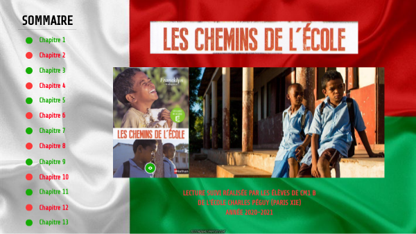 Les Chemins de l'école (lecture suivie - 2020-2021) | Genially