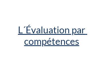 L´Évaluation par compétences powerpoint | Genially