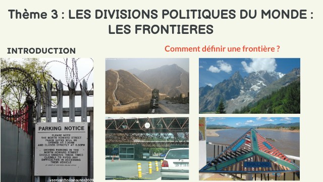 Thème 3 - Les frontières