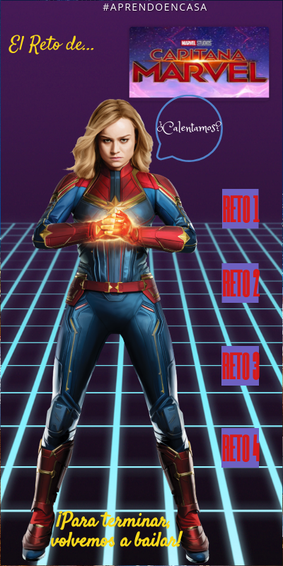 Reto de Capitana Marvel | Genially