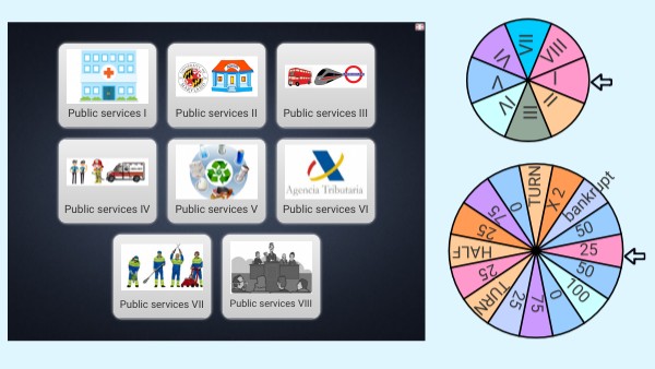 Ruletas Public Services 4º | Genially