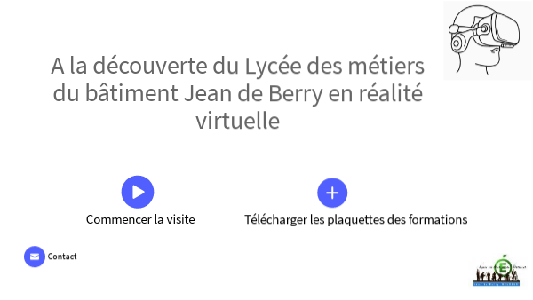 Découverte du lycée Jean de Berry en VR | Genially