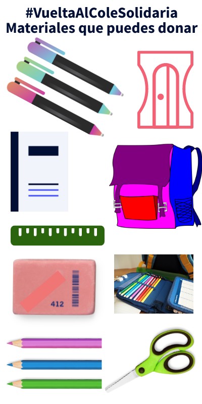 Material_Escolar Vuelta al cole solidaria Ago 22 | Genially