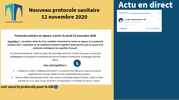 Protocole novembre 2020 | Genially