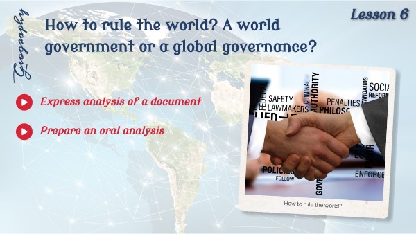 Lesson 6 - Global governance