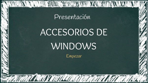 Accesorios Windows | Genially