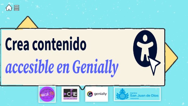 contenido accesible genially
