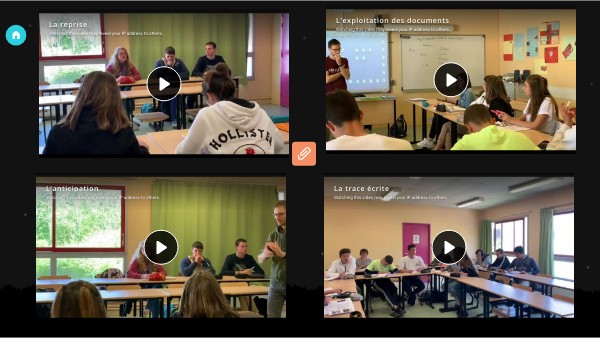 Les étapes d'un cours lycée | Genially