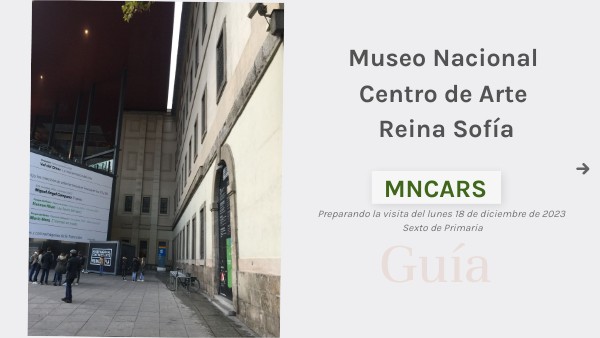 VISITA MUSEO CENTRO DE ARTE REINA SOFIA