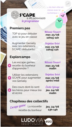 S'CAPE x Ludovia20 | Genially