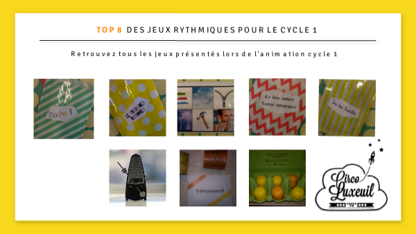 Rythmes cycle 1 | Genially