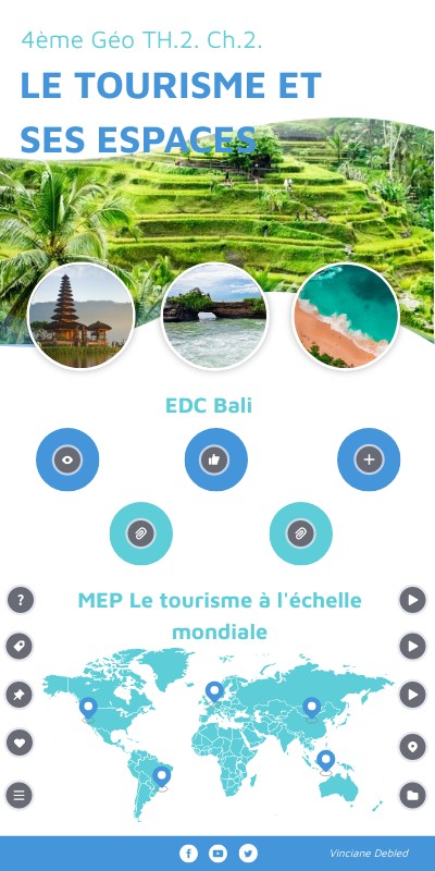 4ème Géo TH.2. Ch.2. Le tourisme et ses espaces