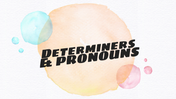 PRONOUNS | Genially