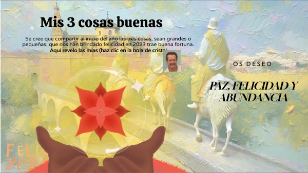 Postal Tres Cosas Buenas | Genially