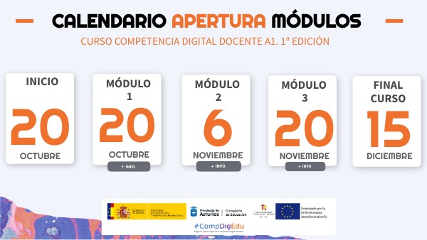 A1- 1ªEdición-CALENDARIO-APERTURA-MÓDULOS | Genially