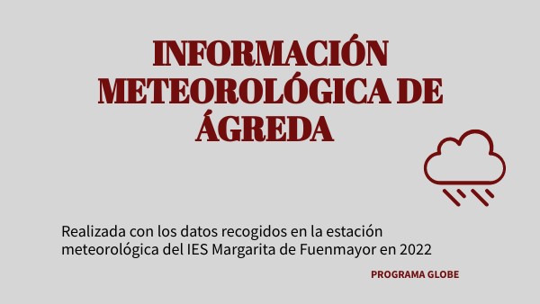 PROGRAMA GLOBE 2022 ; 4º ESO Aplicadas