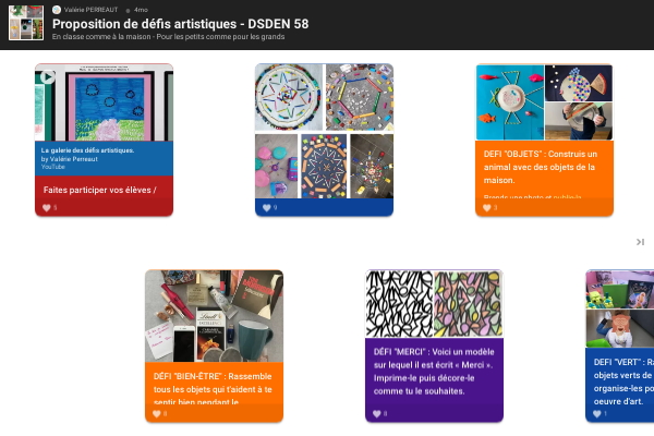 Continuité pédagogique : défis artistiques