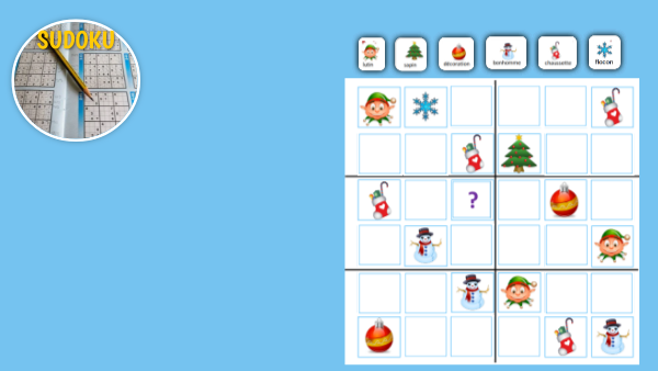 sudoku de Noel : reutilisable | Genially