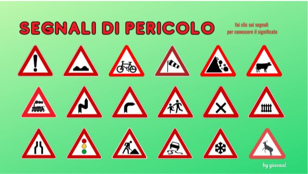 Segnali di pericolo