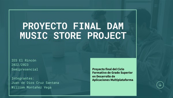 MUSIC STORE PROJECTH | Genially