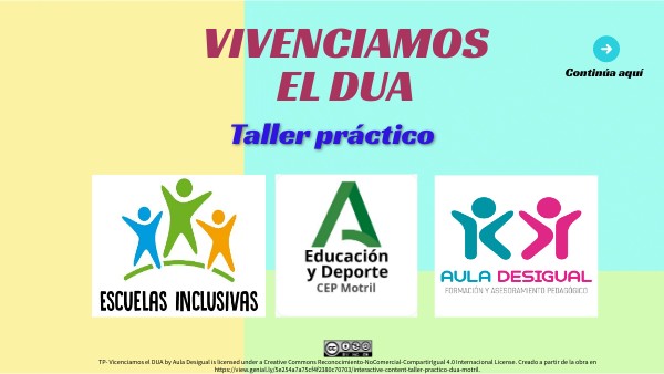 Taller Práctico DUA Motril | Genially