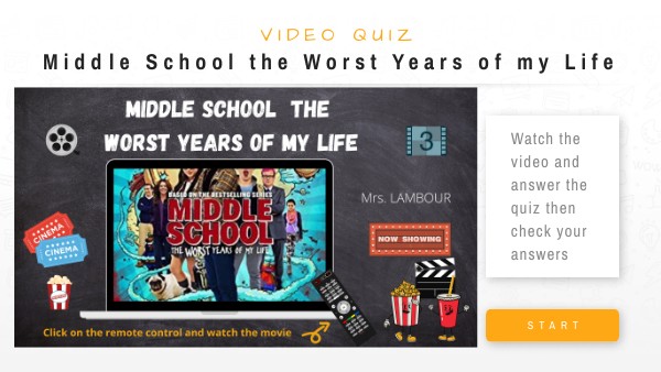 Middle School the Worst Years of my Life