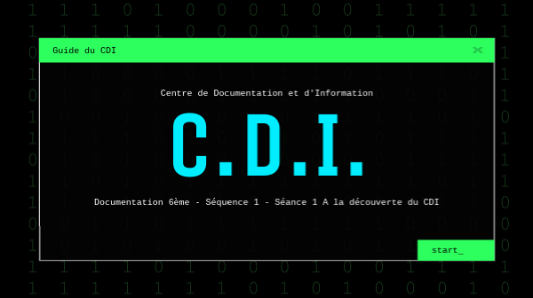 Présentation du CDI