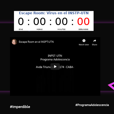 Escape Room_ Virus en el INSPT-UTN