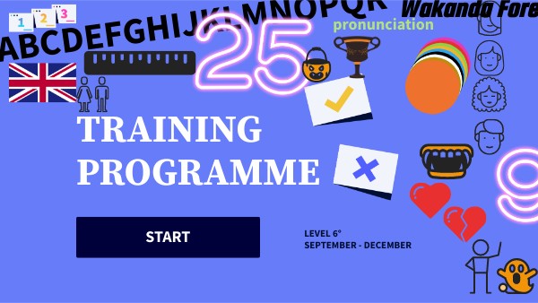 TRAINING PROGRAMME 6 | Genially