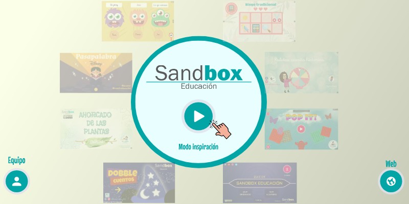 SandBox. Modo inspiración.
