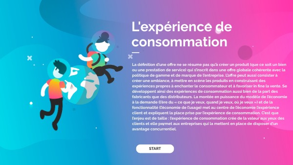 L'expérience de consommation
