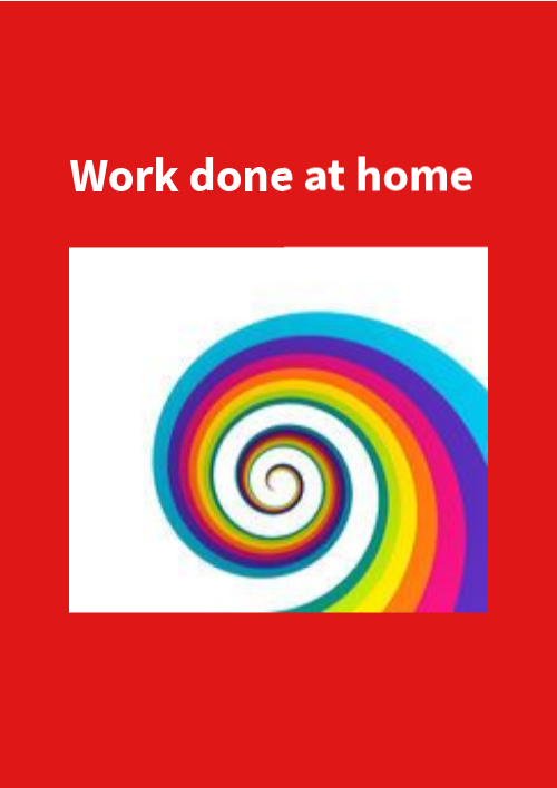 Work done at home | Genially