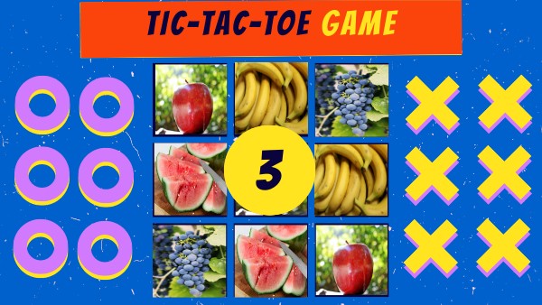 TIC-TAC-TOE FRUIT GAME
