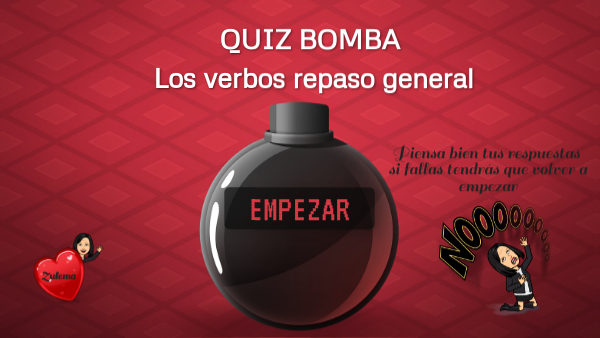 BOOM DE VERBOS | Genially