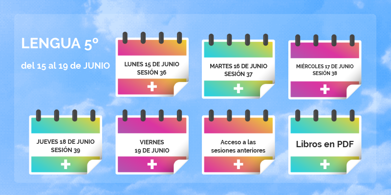 5º lengua 15-19 JUNIO