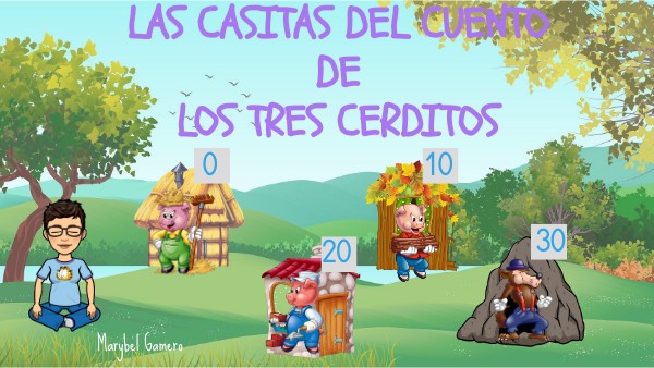 LAS CASITAS DEL CUENTO DE LOS TRES CERDITOS