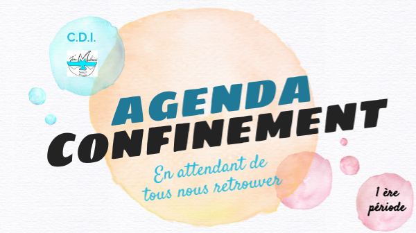 agenda confinement | Genially