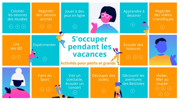 s'occuper pendant les vacances