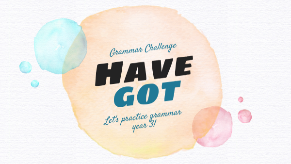 Grammar unit 2 year 3 | Genially