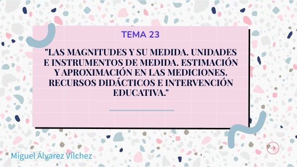 Presentación Tema 23 Primaria | Genially