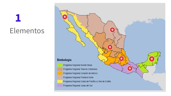 Mapa. programas regionales | Genially
