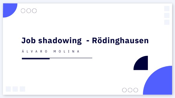 Job Shadowing Rödinghausen | Genially